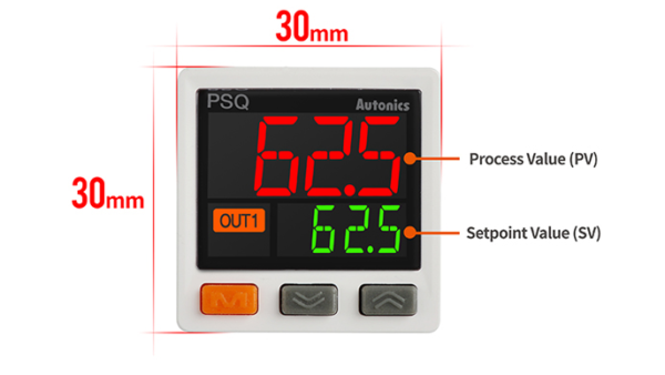 Autonics PSQ Series : Dual Display Digital Pressure Sensors – CEGROUP