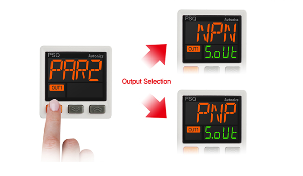 Autonics PSQ Series : Dual Display Digital Pressure Sensors – CEGROUP